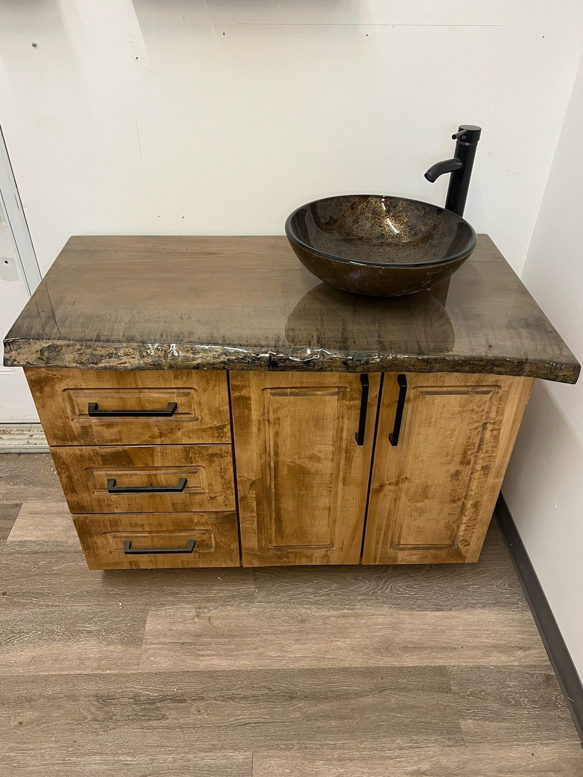 Maple Bathroom Vanity | CJW Custom Woodworking